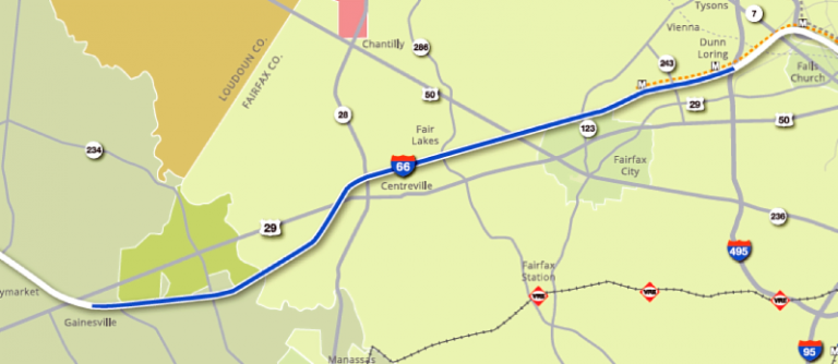 I-66 Lane Closures and Traffic Changes, Week of Oct. 11 | Prince ...
