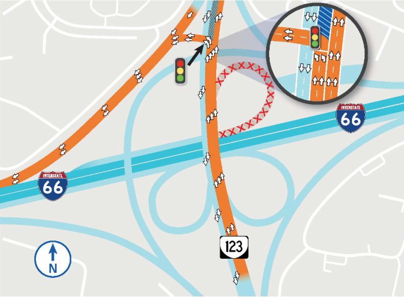Traffic Pattern Changes Planned for Route 123/I-66 Interchange | Prince ...