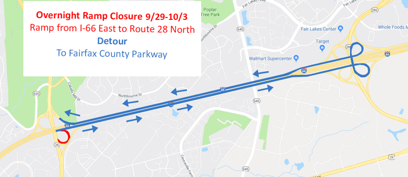 Overnight Closures and Traffic Stoppages on Route 28 and I-66 | Prince ...