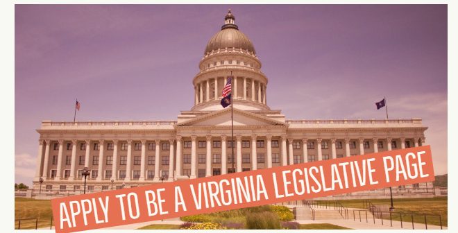 Students: Apply to be a Legislative Page | Prince William Living
