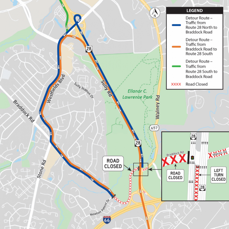 Traffic Changes at Route 28/Braddock Road Intersection | Prince William ...