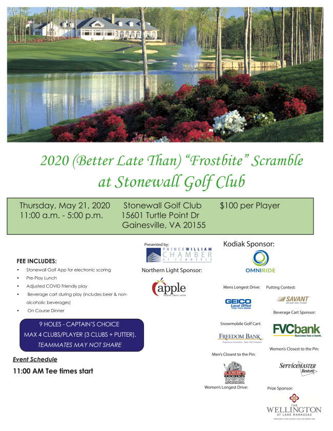 2020 (Better Late Than) "Frostbite" Scramble | Prince William Living
