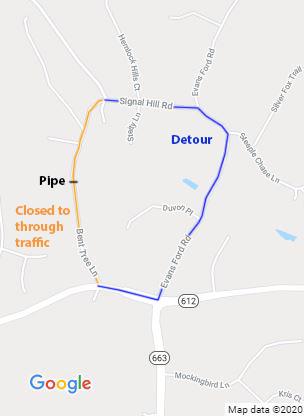 Pipe Replacement June 24 Along Bent Tree Road, Manassas | Prince ...