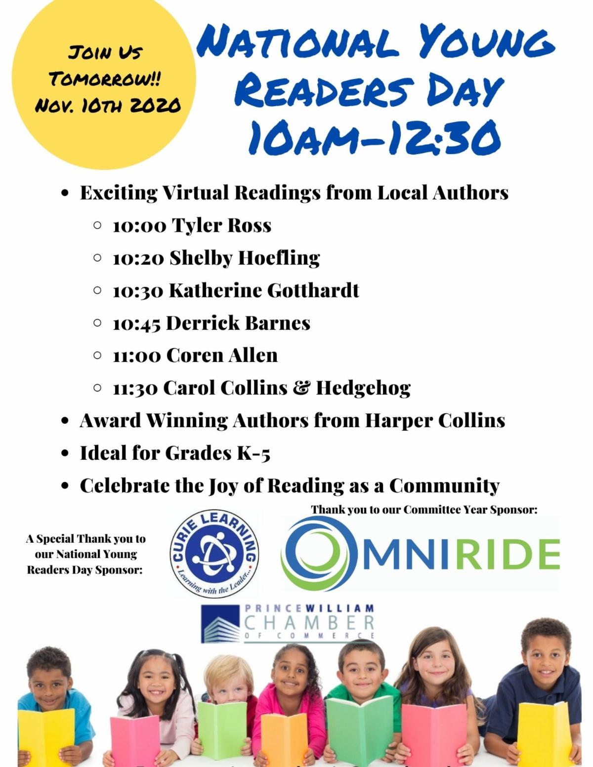 National Young Readers Day | Prince William Living