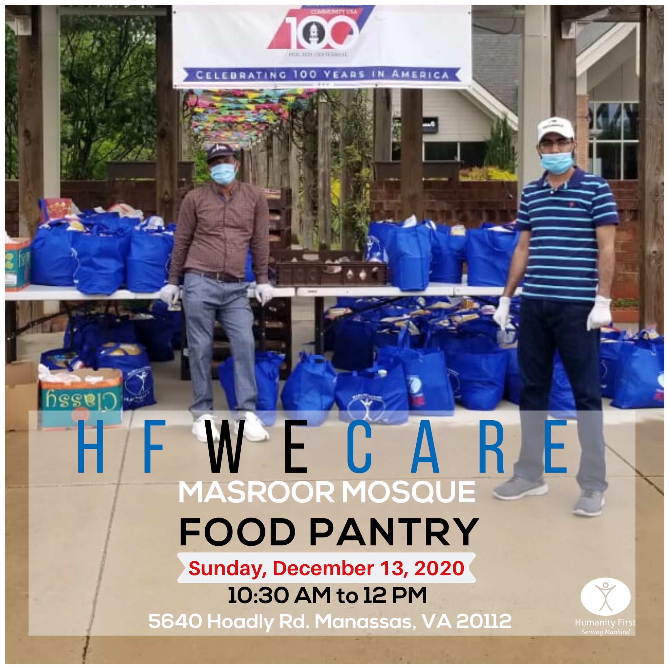 Humanity First Food Pantry at Masroor Mosque | Prince William Living