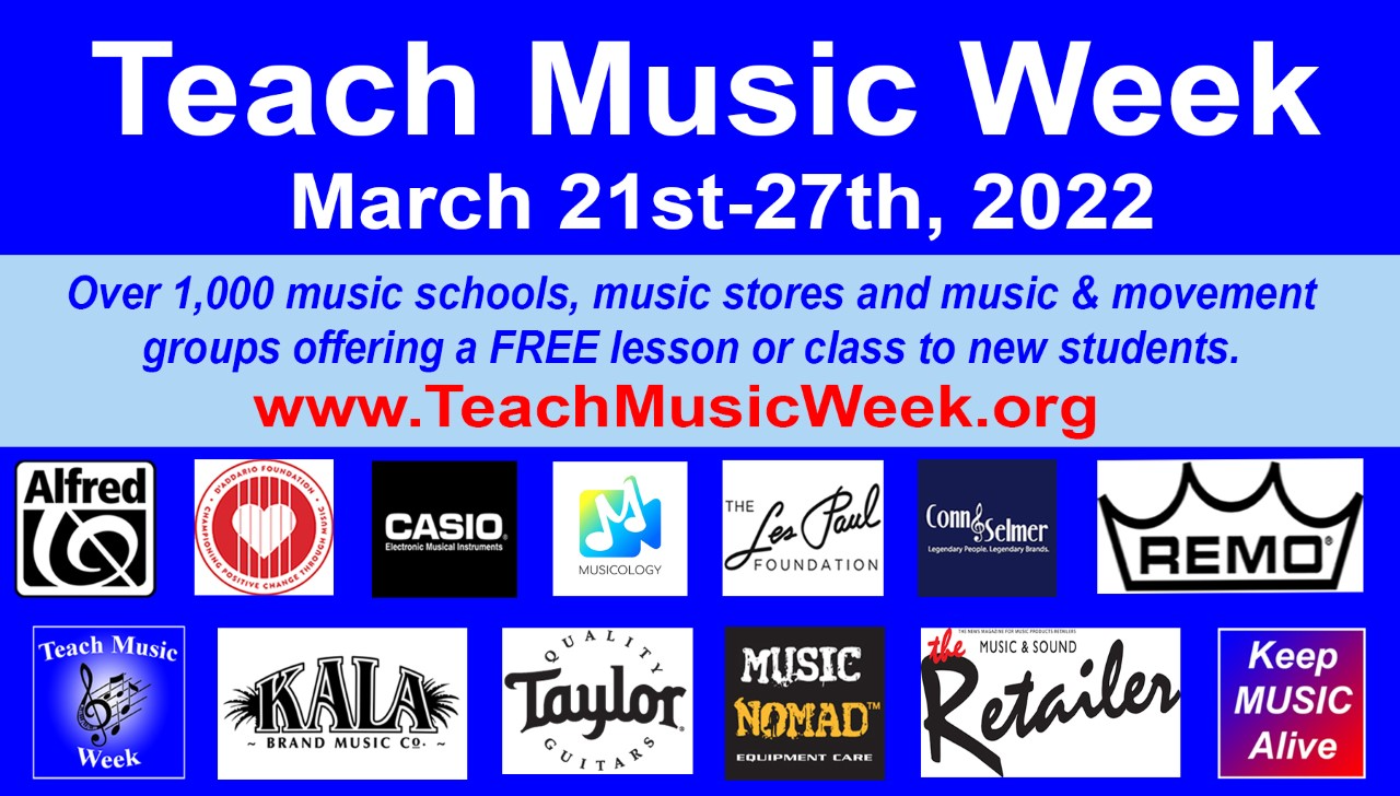 Eighth Annual Teach Music Week – March 21 to 27 | Prince William Living