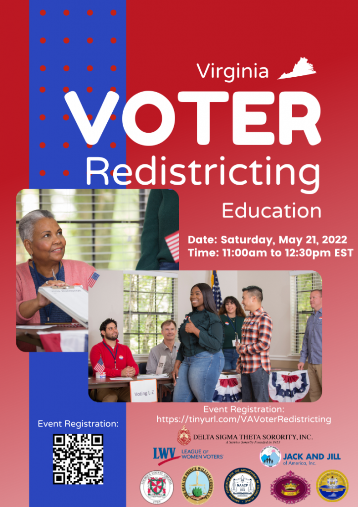 Voter Redistricting Education Forum | Prince William Living