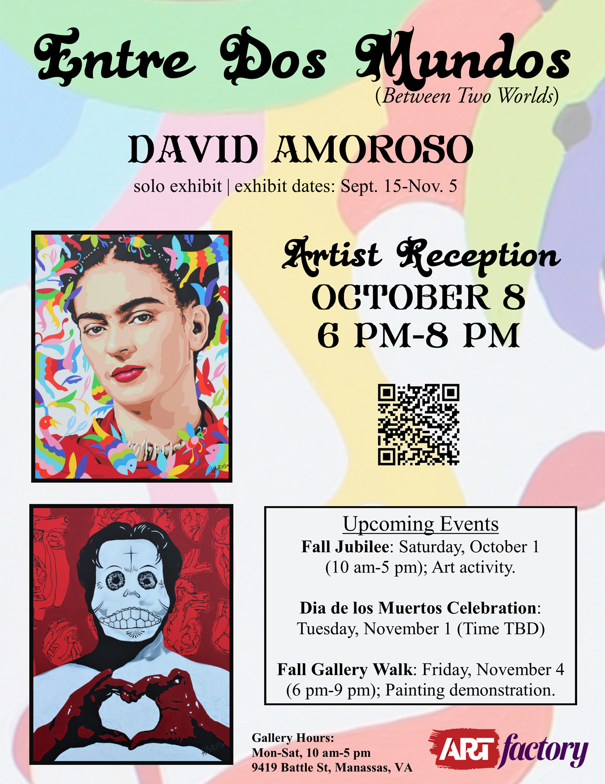 Upcoming Exhibit: "Entre Dos Mundos," David Amoroso | Prince William Living