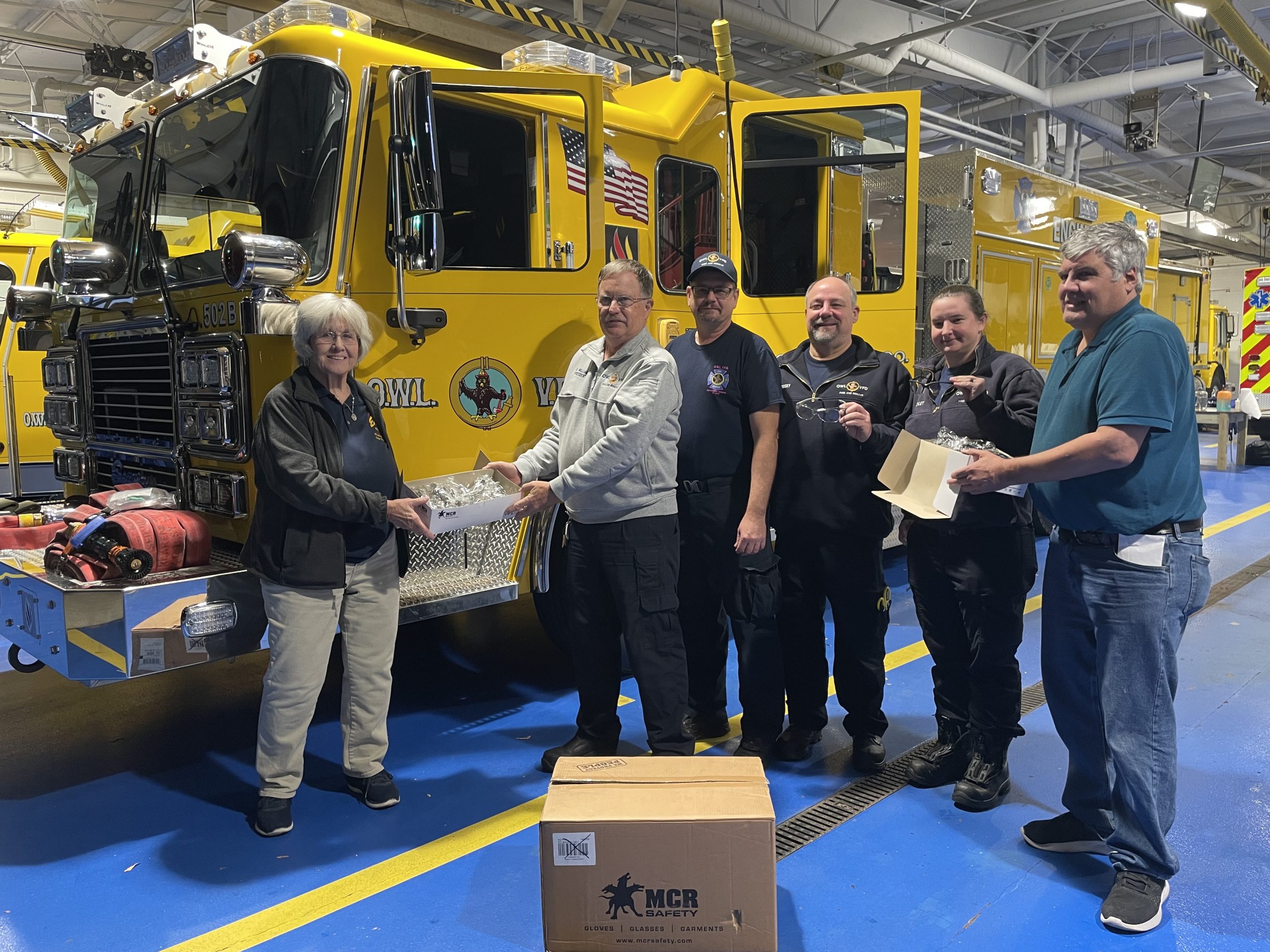 Woodbridge Elks Lodge Donates Safety Glasses to Local Volunteer Fire ...
