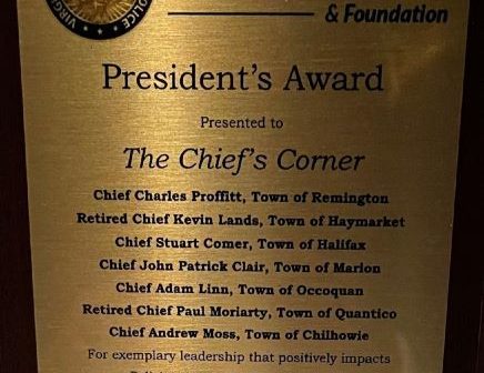 Occoquan Police Chief Adam Linn Honored | Prince William Living
