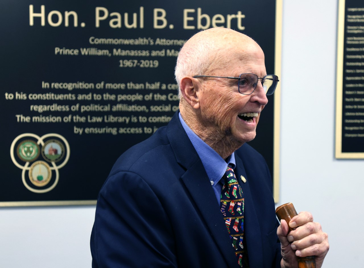 Law Library Dedicated to Paul Ebert | Prince William Living