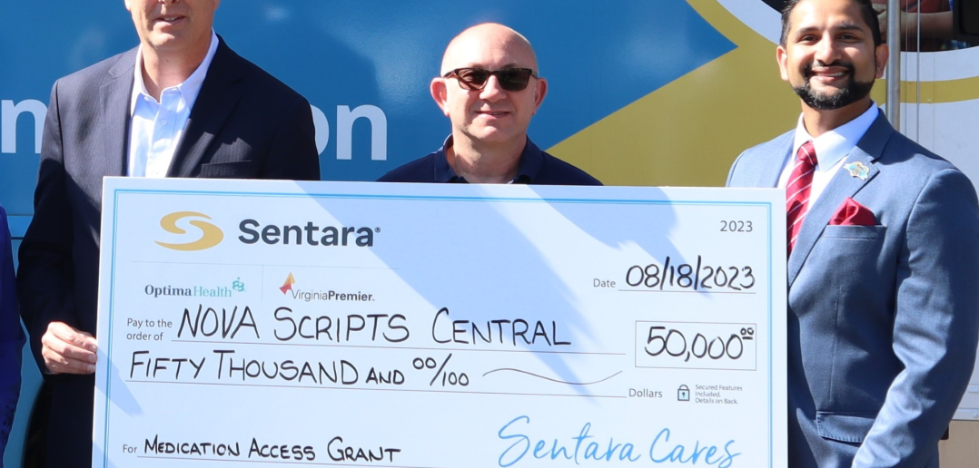 Sentara Health Awards NOVA ScriptsCentral $50,000 Grant | Prince William Living