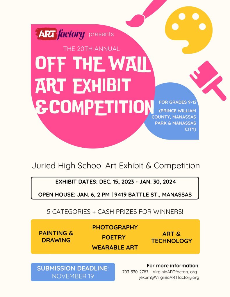 ARTfactory to Host 20th Annual Off the Wall High School Art Exhibit ...
