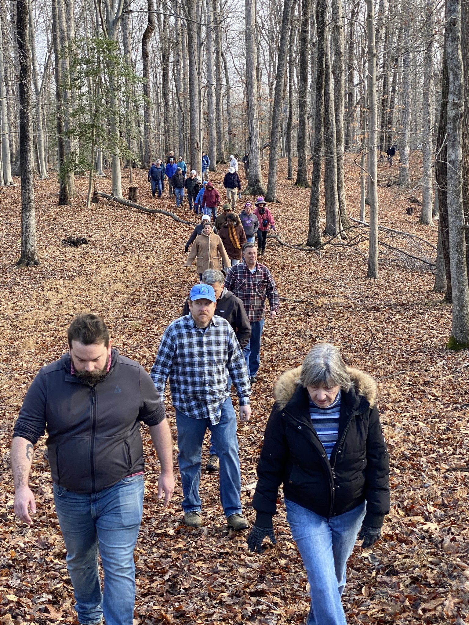 Winter Hike of Future Park Site in Occoquan District Draws 100 People ...