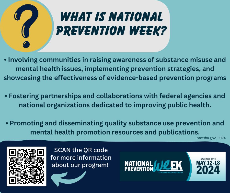 National Prevention Week May 12 to 18 | Prince William Living