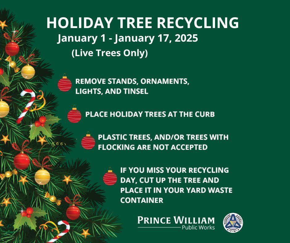 Recycle Your Christmas Tree and Wreaths After the Holidays | Prince ...