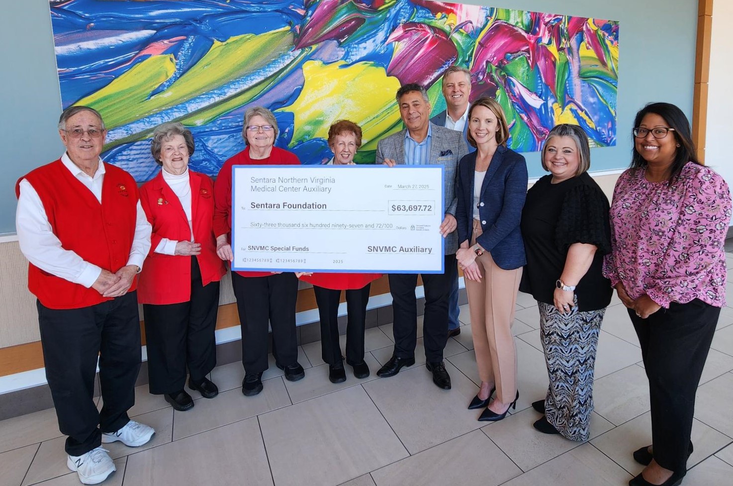 Sentara Volunteer Auxiliary Donation Marks Transition of Volunteer ...