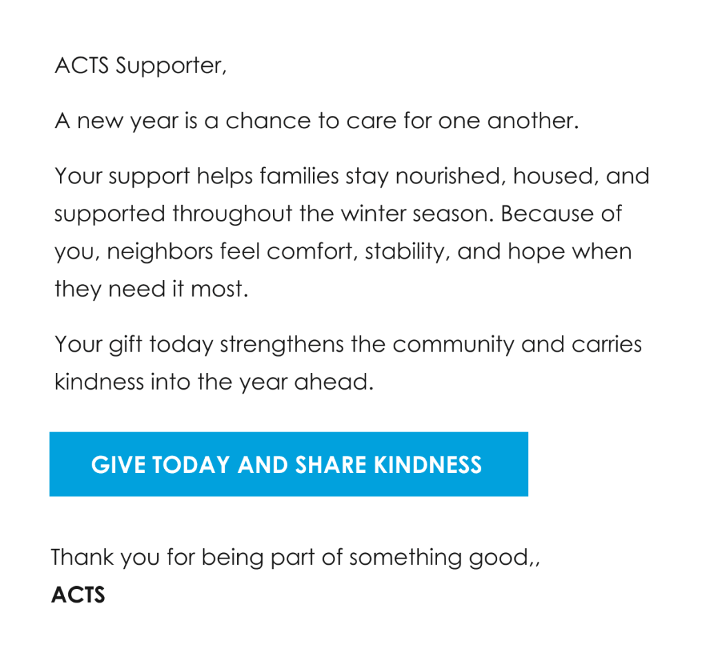 Start the Year with Kindness | Prince William Living